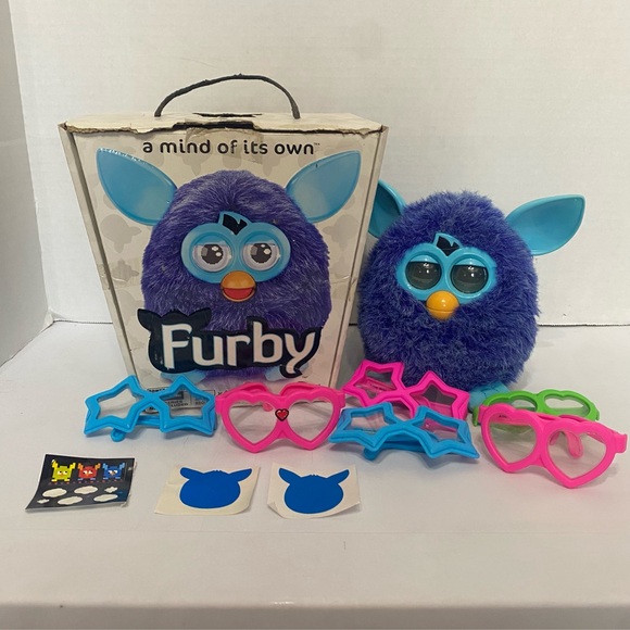 Hasbro | Toys | Hasbro 22 Furby Boom Purple Blue Twilight Blueberry ...
